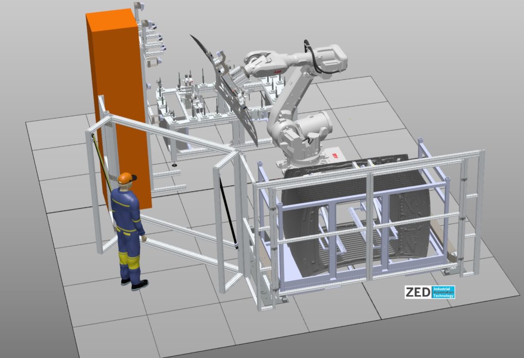 Automatizare celula robotizata manipulare acoperis BMW Seria 7 - ZED ...